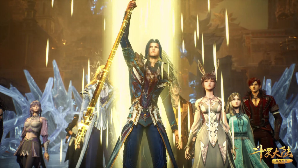 Douluo Continent, the cloth on Shui Binger's chest disappeared, and the ...