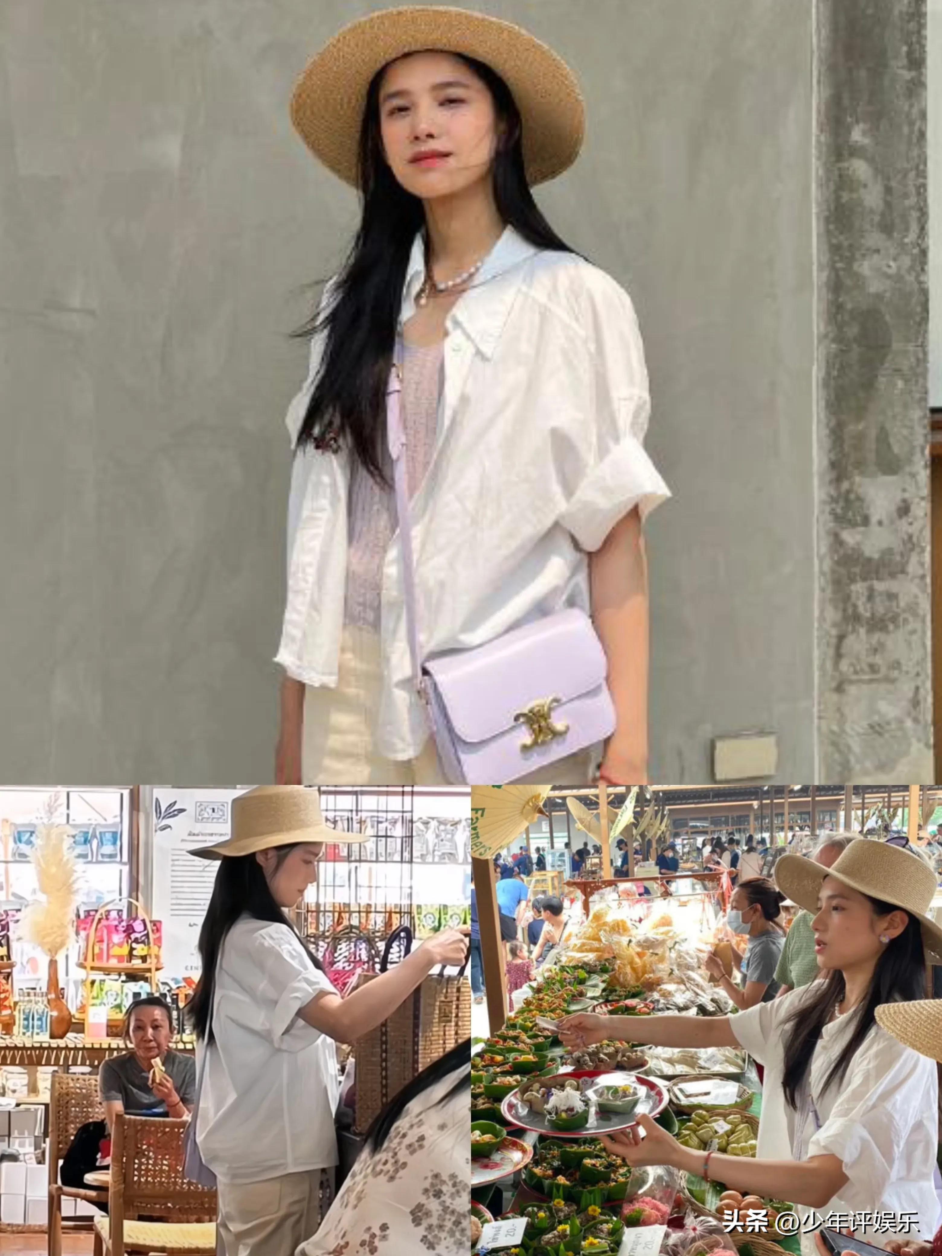 I ran into Zhang Jingyi in a Thai market. The beauty from the ...