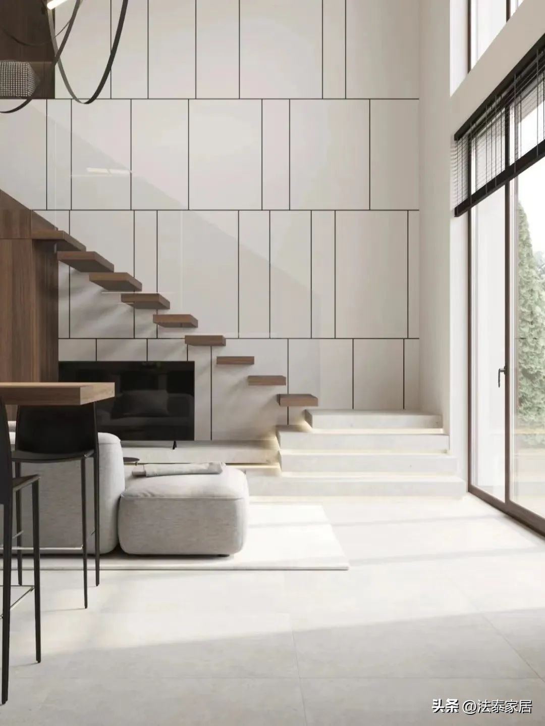 High-value staircase design - make the space under the stairs wonderful ...