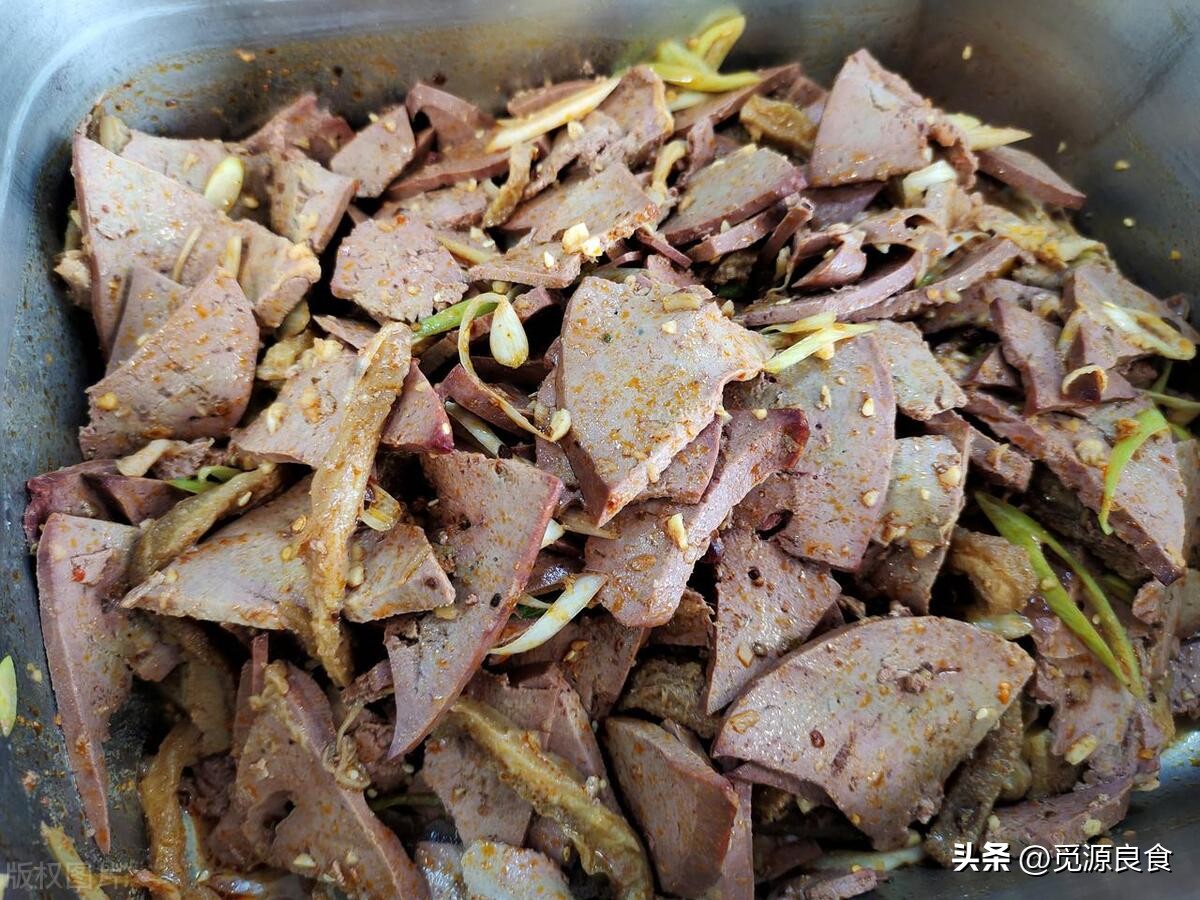 Braised pork liver, it is a layman to put it directly into the pot, 4 ...