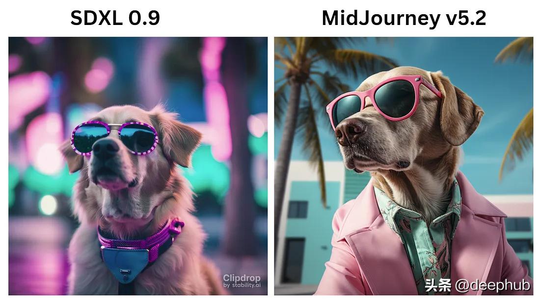 Comparison between MidJourney v5.2 and Stable Diffusion XL 0.9 - iMedia