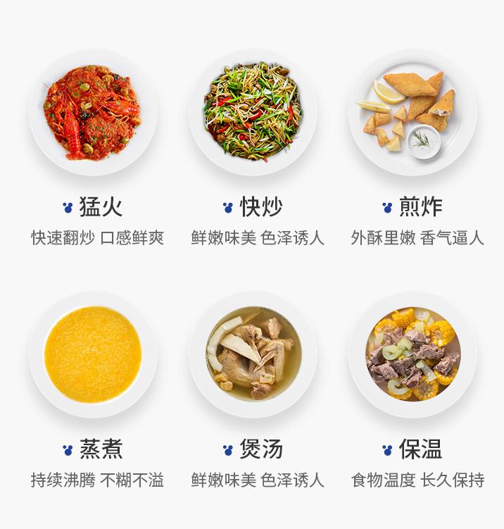 New cooking food generation, steaming, roasting, frying and stewing ...