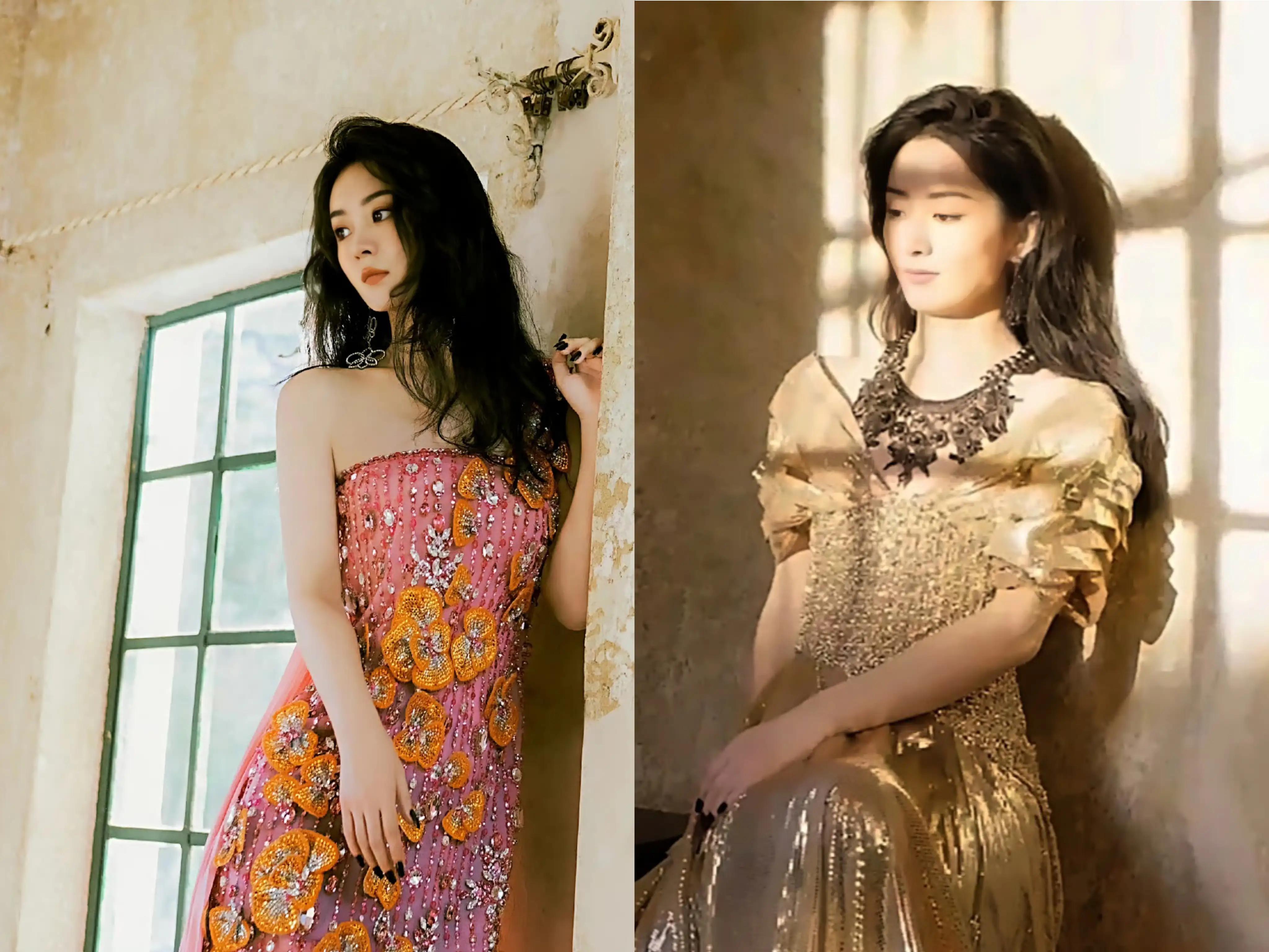 Zhao Liying, Figaro, Languang Huaying Fashion Blockbuster: Sexy and ...