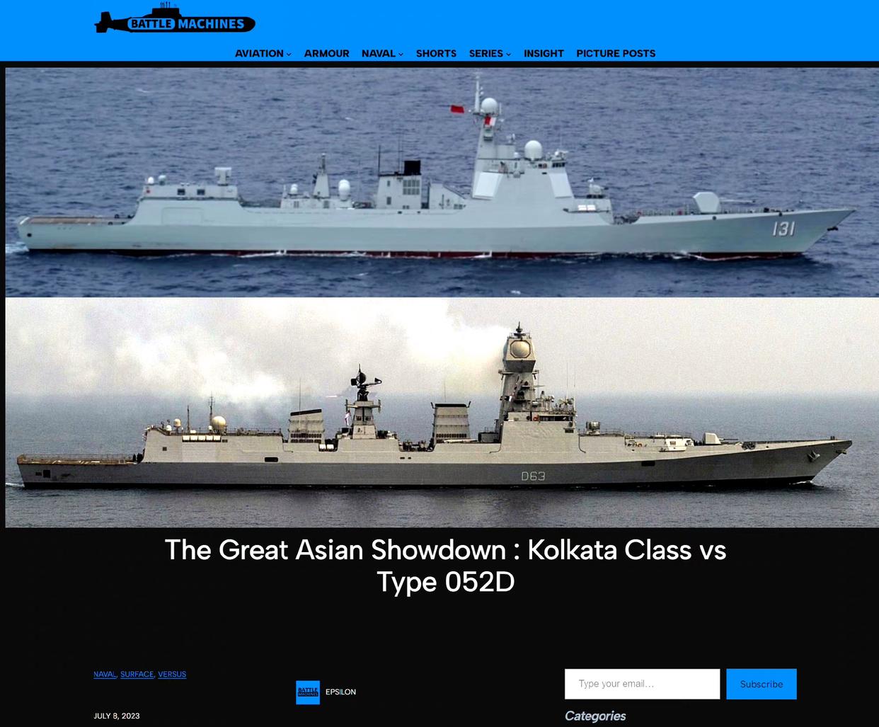 亞洲最強海軍比評052D與P15性能，難得清醒，四代驅逐艦中美爭鋒 - 資訊咖