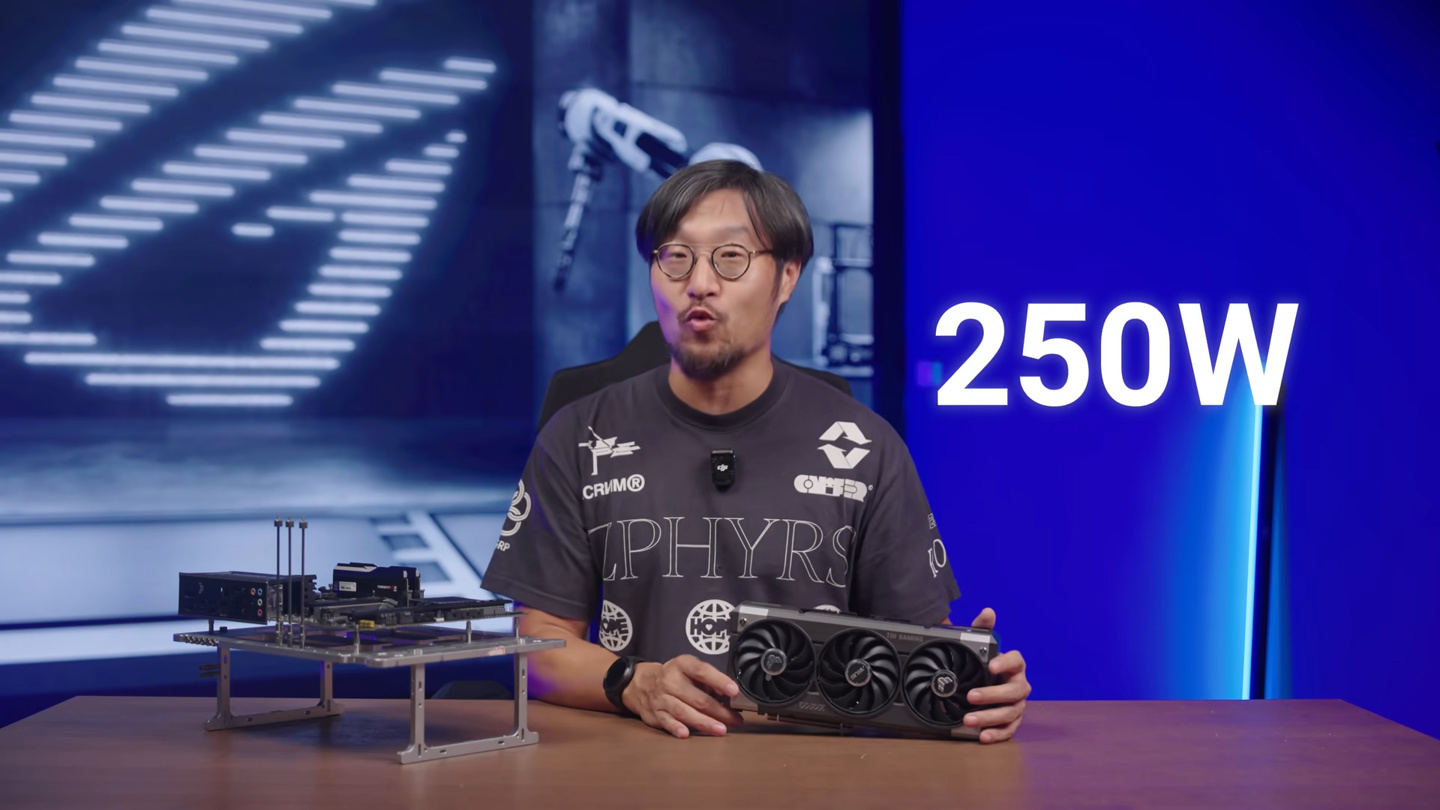 ASUS showcases concept design of a PCIe card with a modified front ...