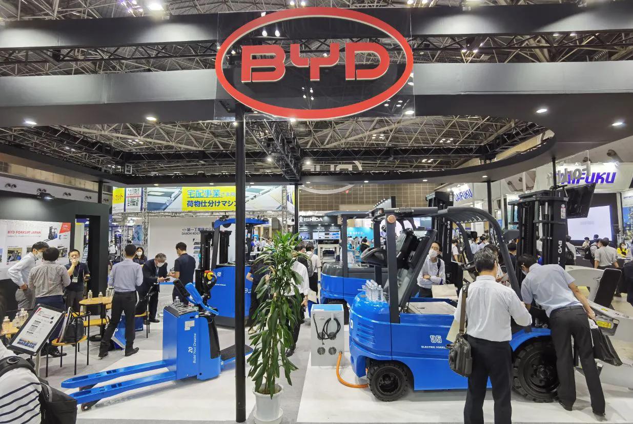BYD electric forklifts accelerate the process of high efficiency and ...