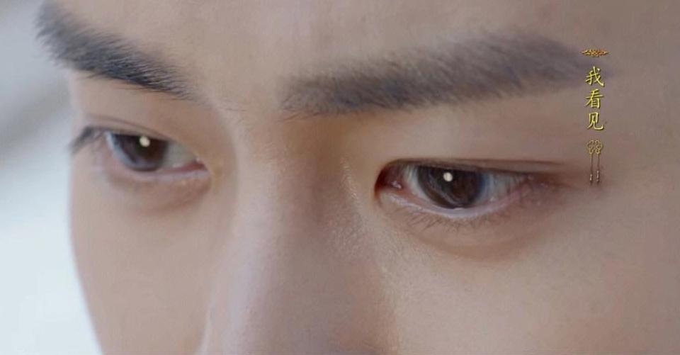 What is the meaning of "the eyebrows are afraid of evil, and the eyes ...