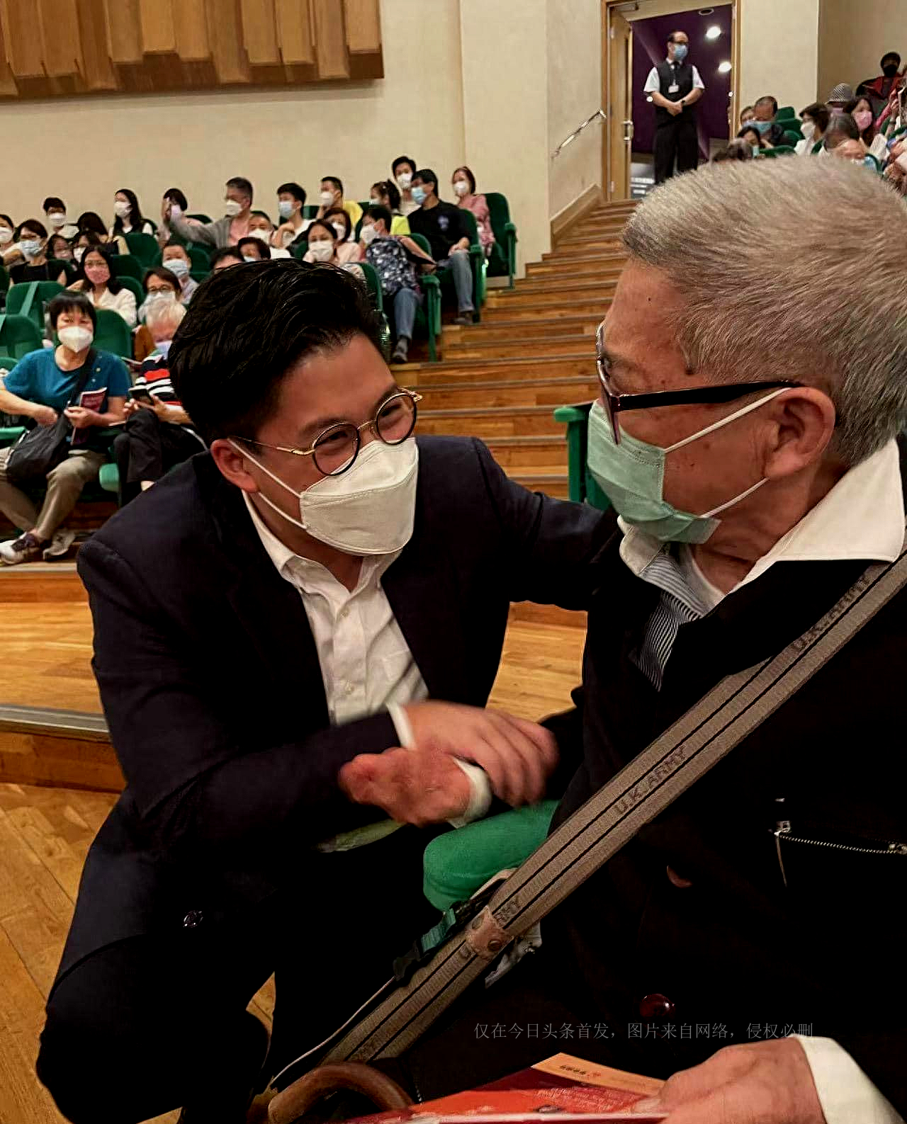 Fok Qigang, who has a common love, and veteran actor Liu Siu-ming met ...