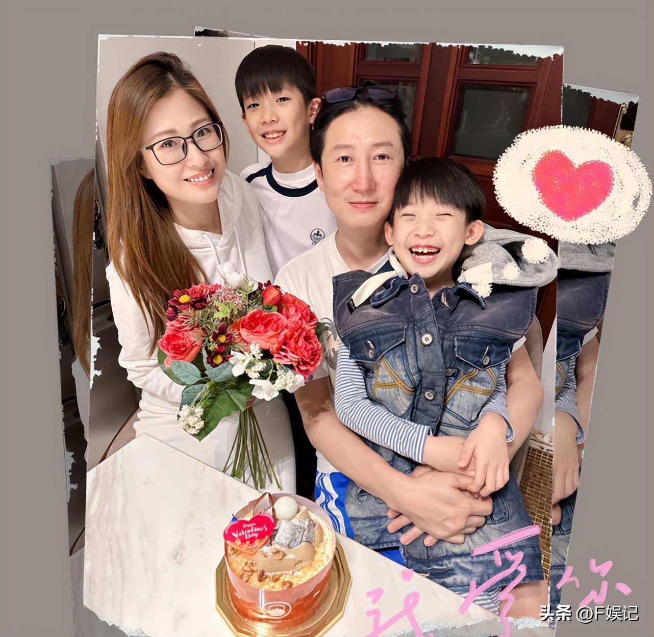Hong Tianming and Zhou Jiawei took their sons to the theme park to play ...