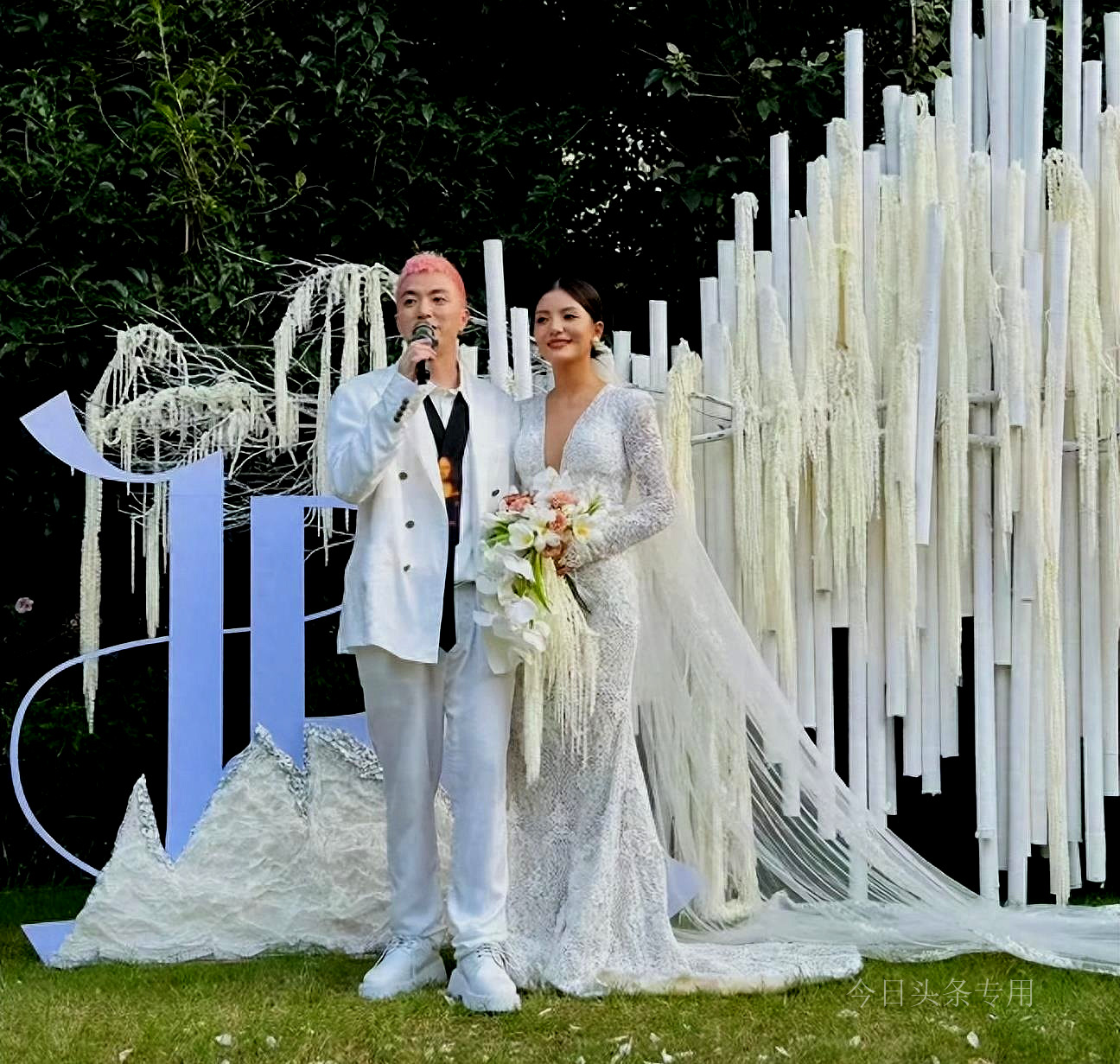 Rapper Jony J got married, and many friends in the industry came to ...