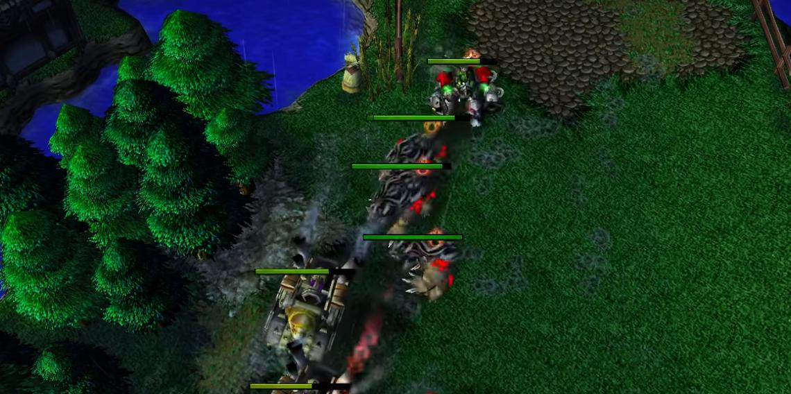 Warcraft 3: Knights and tanks with powerful combat effects and high ...