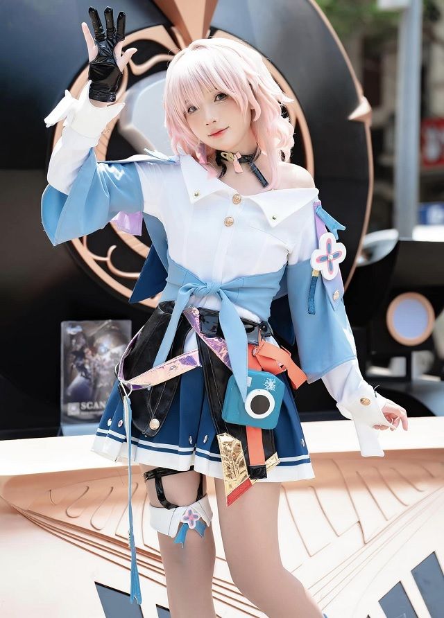 Chen Qiufang's March 7th cosplay made the fans excited because it was ...
