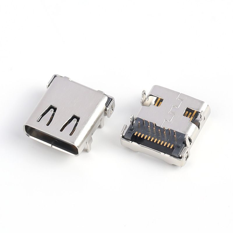 What is the front-insert and rear-mount typec24PIN female terminal ...