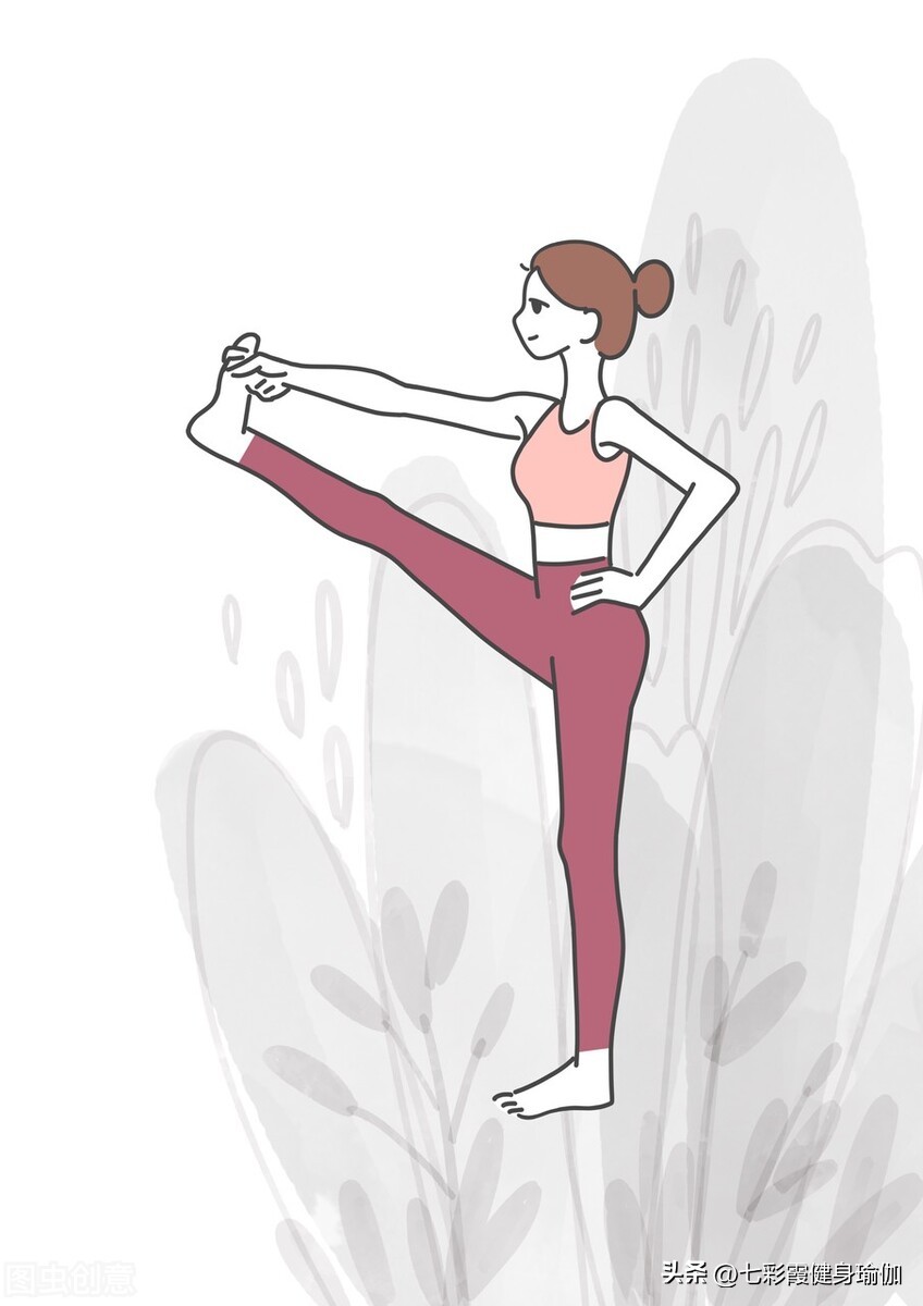 A set of standing balance tandem poses to test your sense of balance ...