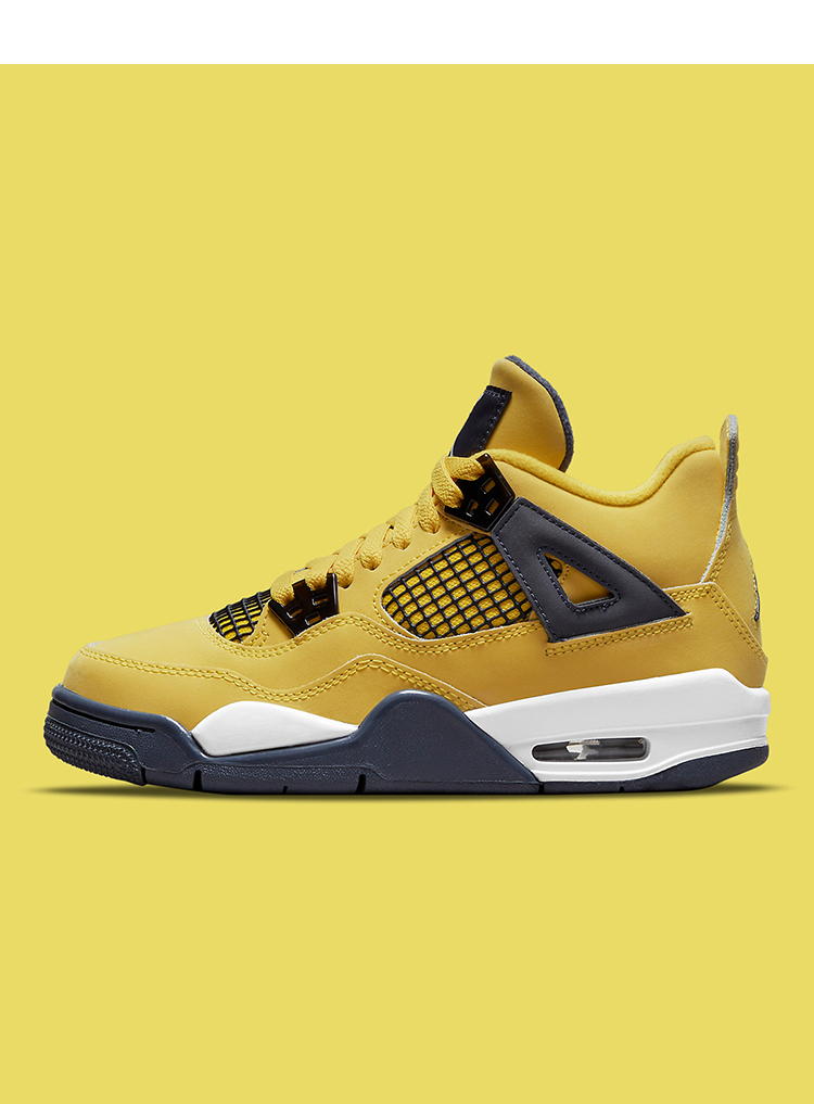 Air Jordan 4 Retro "Tour Yellow" Black and Yellow Suede 2021 Edition ...