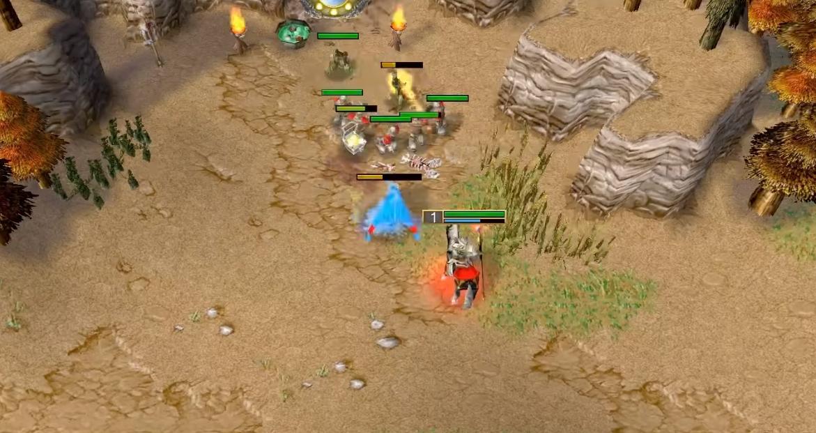 The night elves practice a strong position at the beginning, and the ...