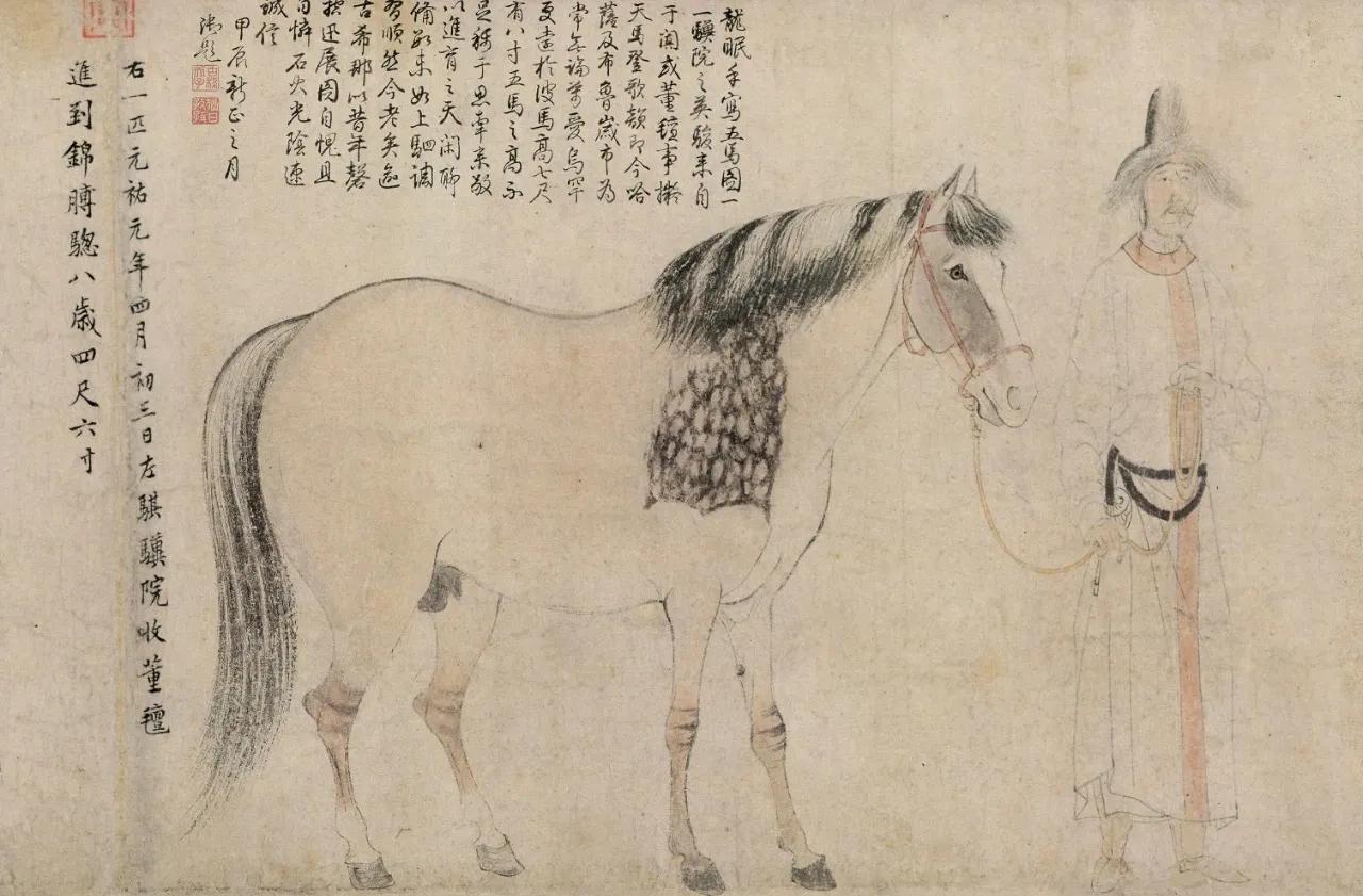 Long Mian has a thousand horses in his chest - Li Gonglin's "Five ...