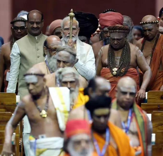 The opening of India's new parliament building, Modi led all the ...