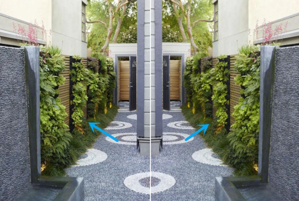 Another new method of courtyard walls, the spaced layout is more ...