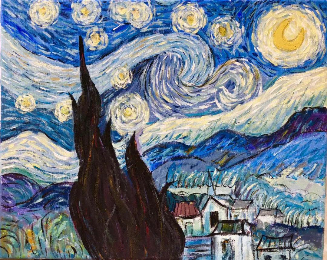 What is the meaning of the repeated "starry sky" in "The Missing She ...