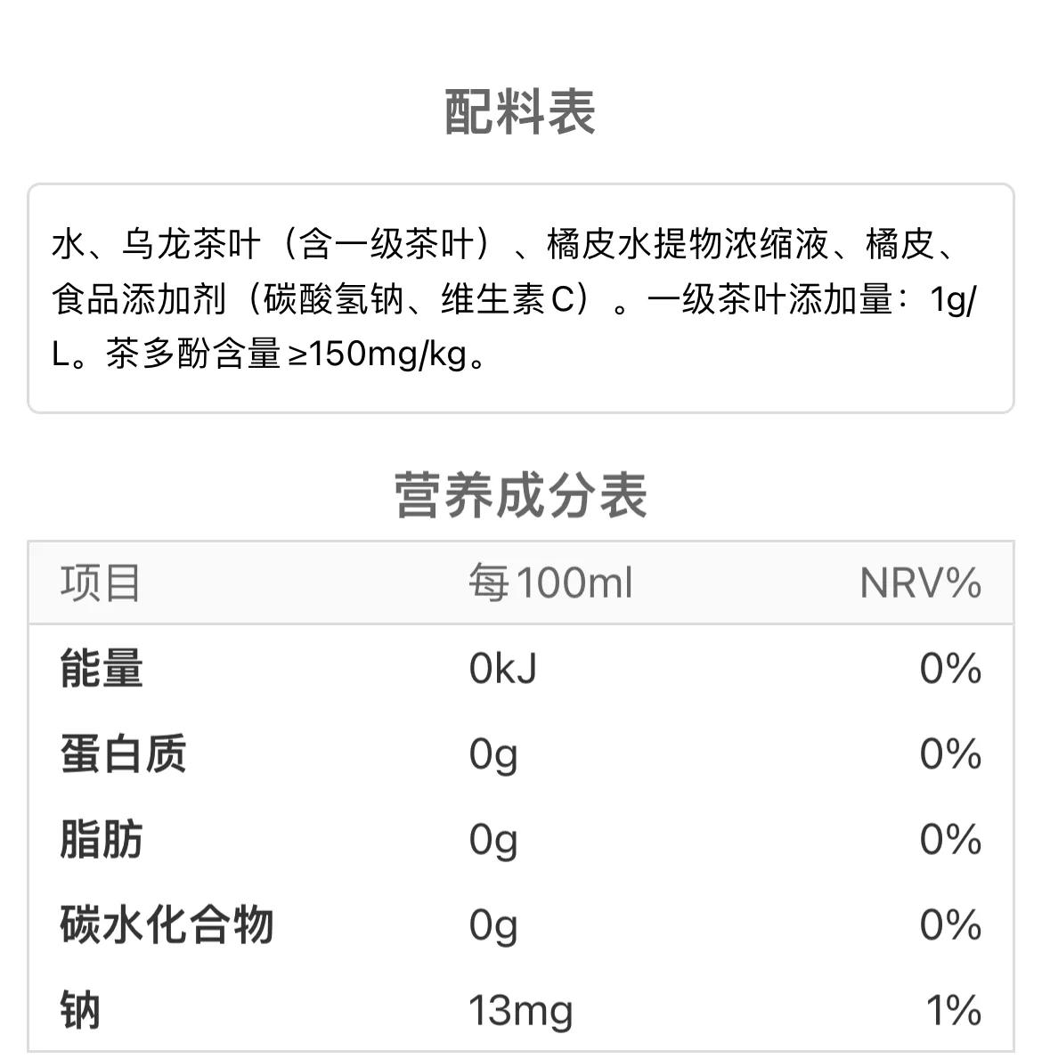Additives in the beverage ingredient list - iNEWS