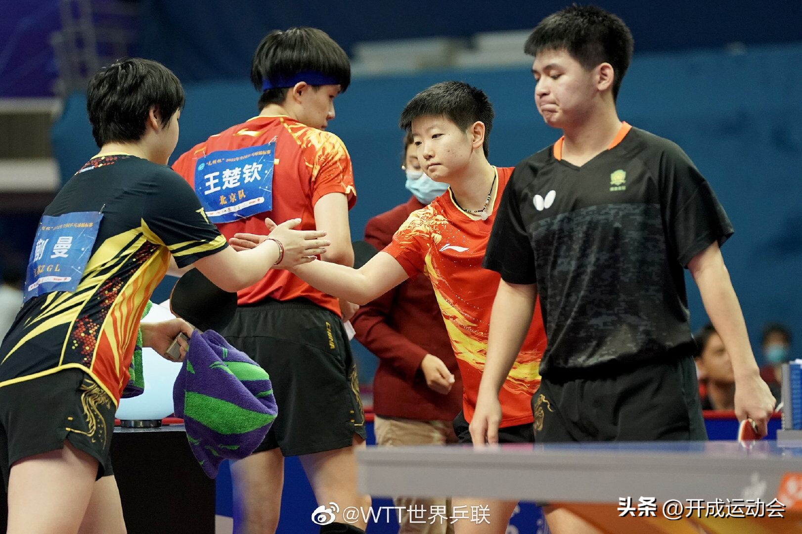Peak duel, 2022 National Championships mixed doubles final: Lin Gaoyuan ...