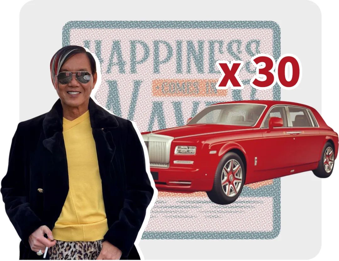 Regarding the matter of showing off wealth, we Asians have never lost ...