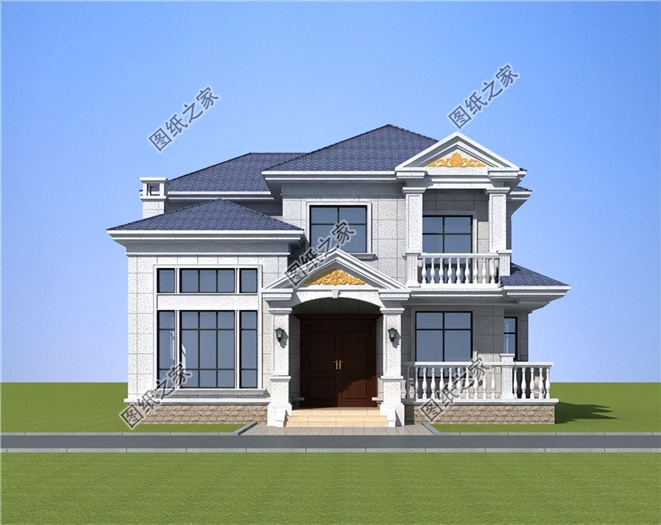 Three simple and beautiful villas, rural construction is getting better ...