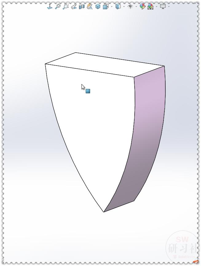 Using SOLIDWORKS to draw a fish scale vase, the drawing is very simple ...