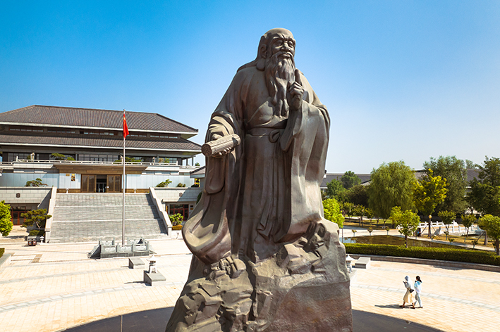 The Laozi Culture Museum has been built in the ancient town of ...