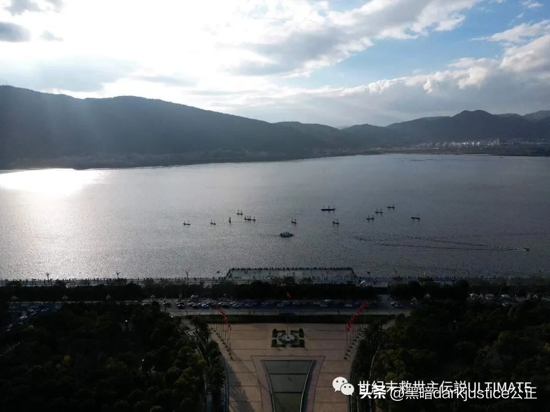 Gull and Heron Wangji—Aerial photography of Haigeng Dam, dancing with ...