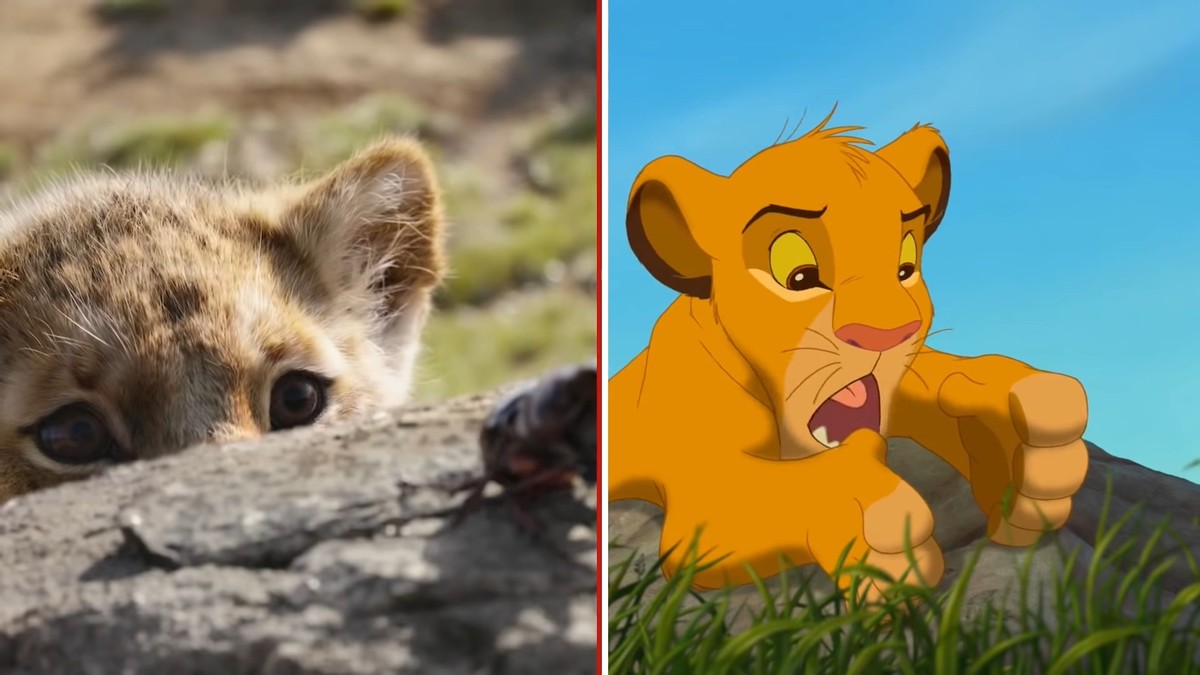 Taking the image characteristics in "The Lion King" as an example, a ...