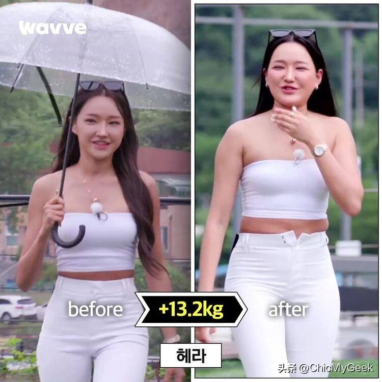 Han Zong pushes the weight gain reality show, winning one million won ...