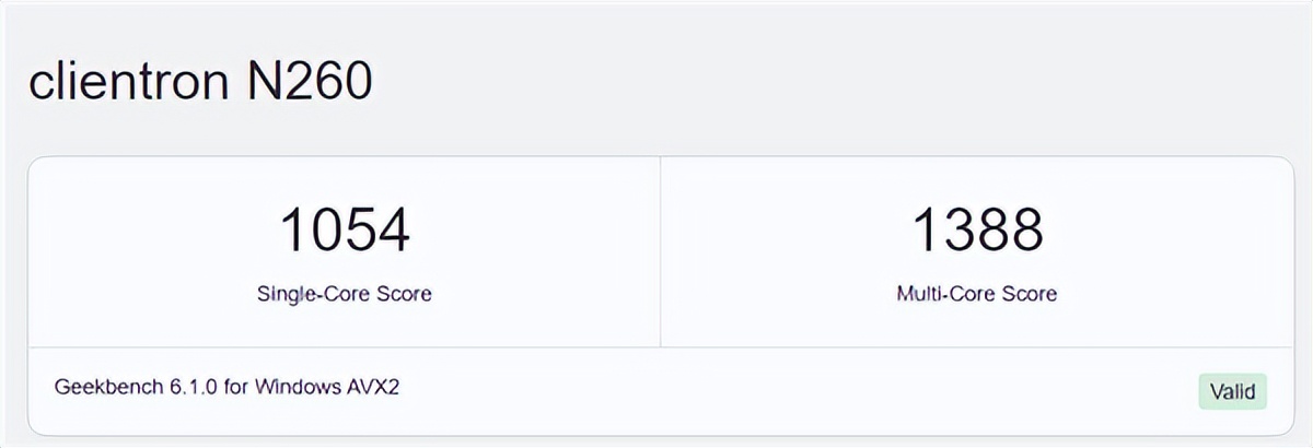 Intel's weakest CPU running score! 2 small cores comparable to an AMD ...
