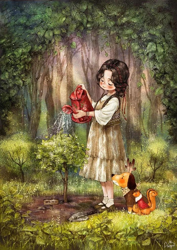 Illustrator shares "Korean Illustrator Aeppol" - iNEWS