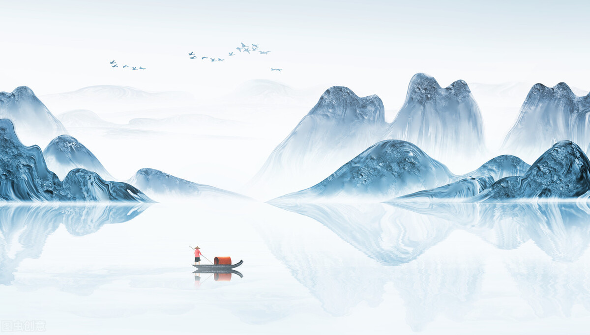 Two poems by Jiang Kui, a poet of Song Dynasty.Artistic conception ...