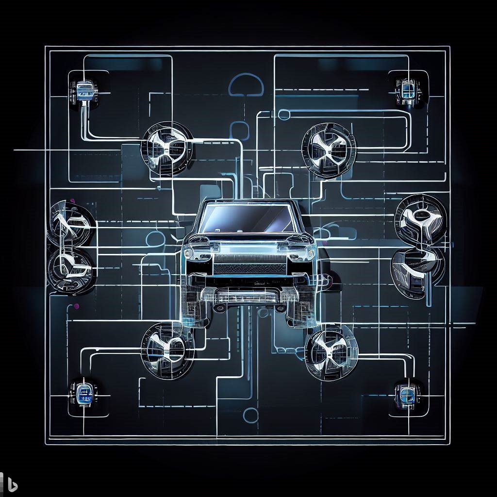 The four-wheel drive mode of the car is revealed, full-time, part-time ...