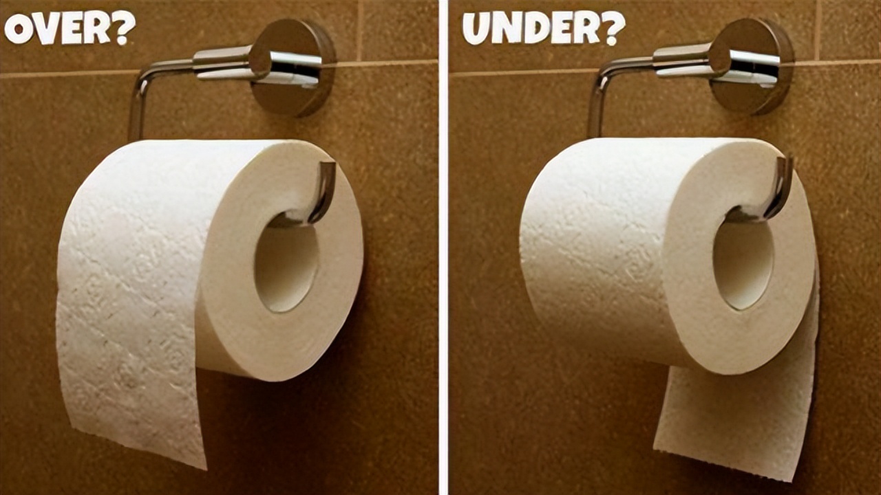 Should the end of the toilet paper be facing in or out?This issue has ...