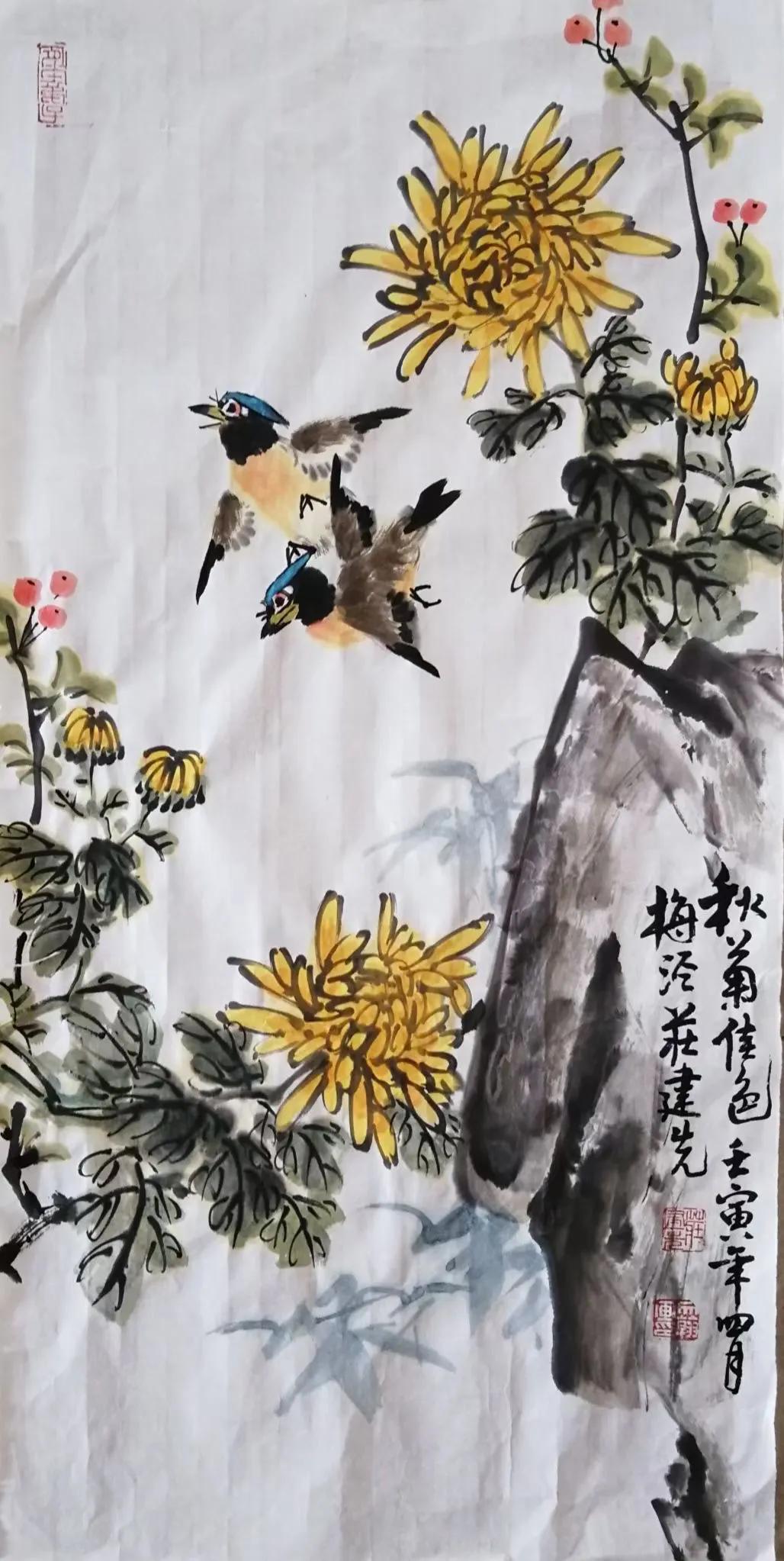 Zhuang Jianxian's calligraphy and painting - iNEWS