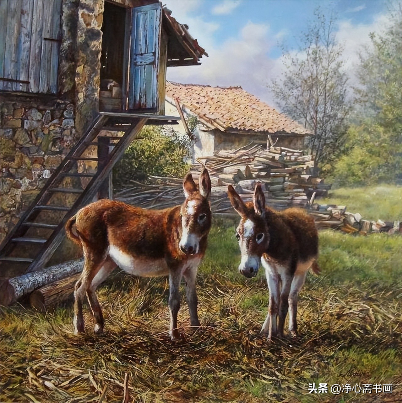 Italian painter Livio Morina, his oil paintings are beautiful and ...