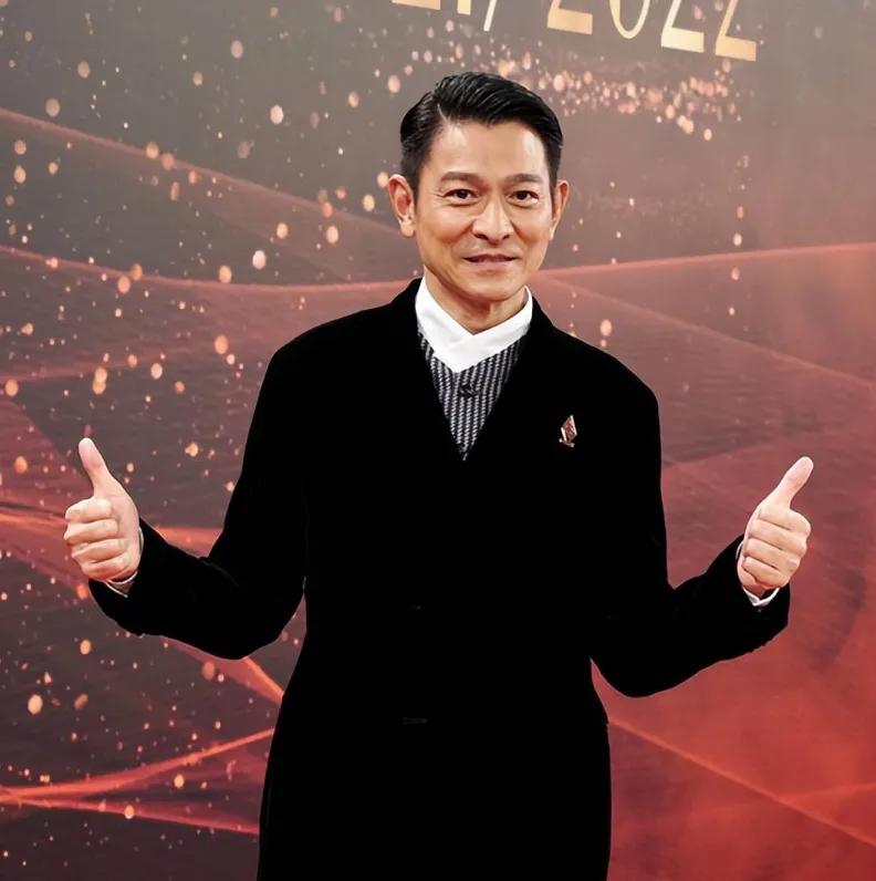 61-year-old Andy Lau at the Golden Melody Awards ceremony, the mix-and ...