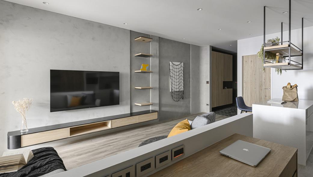 The two-bedroom new house of 70 square meters finally moved in. It cost ...