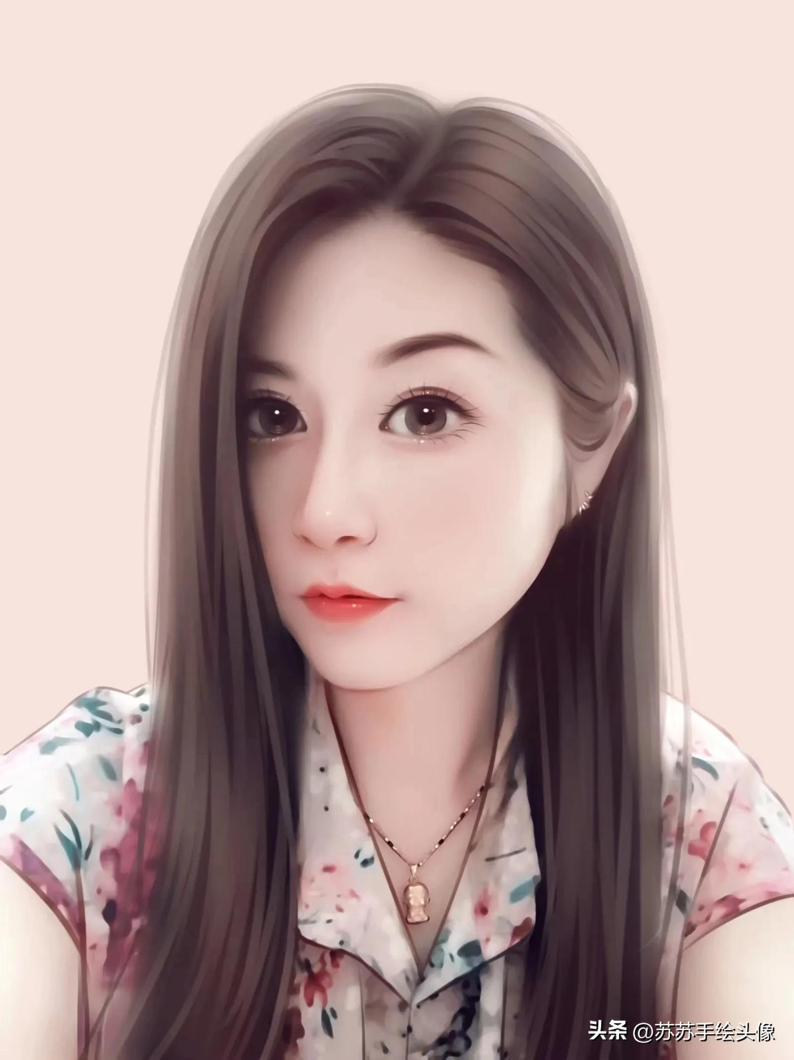 Change your avatar, fresh and beautiful hand-painted avatars for girls ...