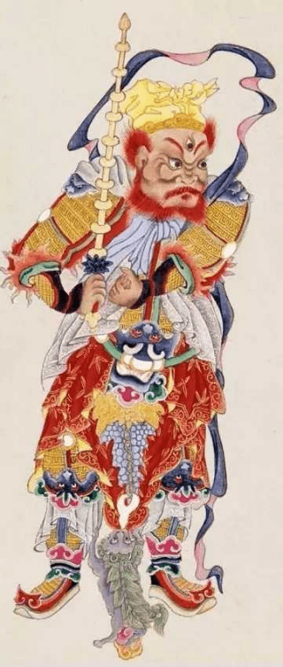 Liu Tianjun, the god of thunder, who is in charge of wind, thunder ...