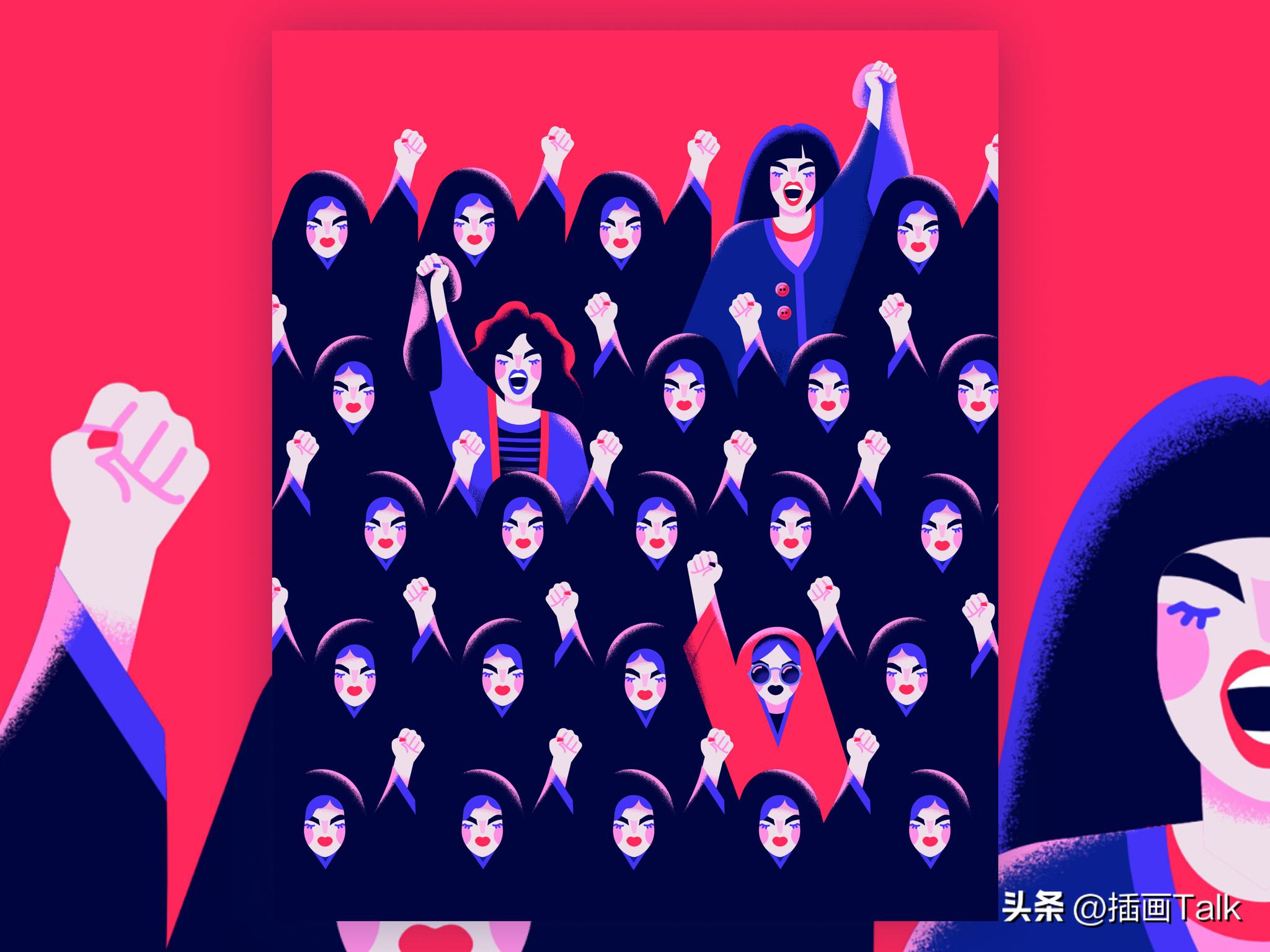 匈牙利插畫師Nora Toth，玩弄鮮艷色彩 - 頭條匯