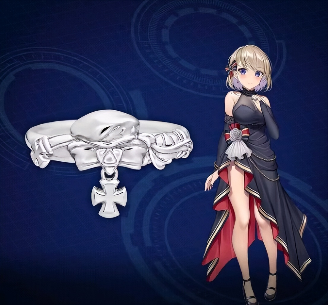 Azur Lane's new themed wedding rings are released around the big three. Z23's body is inflated ...