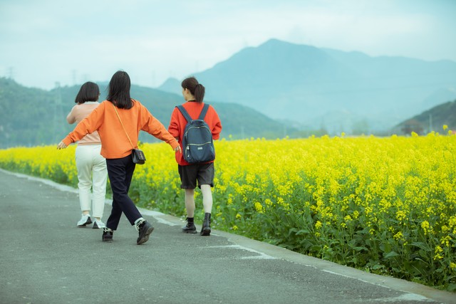 We walked along the path full of flowers - iNEWS