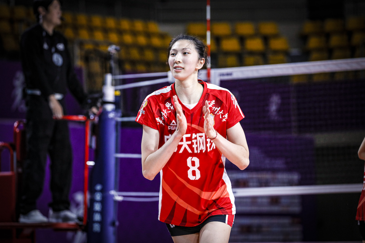 The first stage of the women's volleyball league is over, Wu Mengjie, Miao Yiwen, Wang Yifan and ...