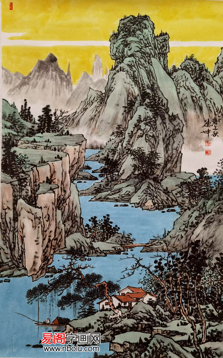 Appreciation of Lin Dekun's Landscape Paintings - iNEWS