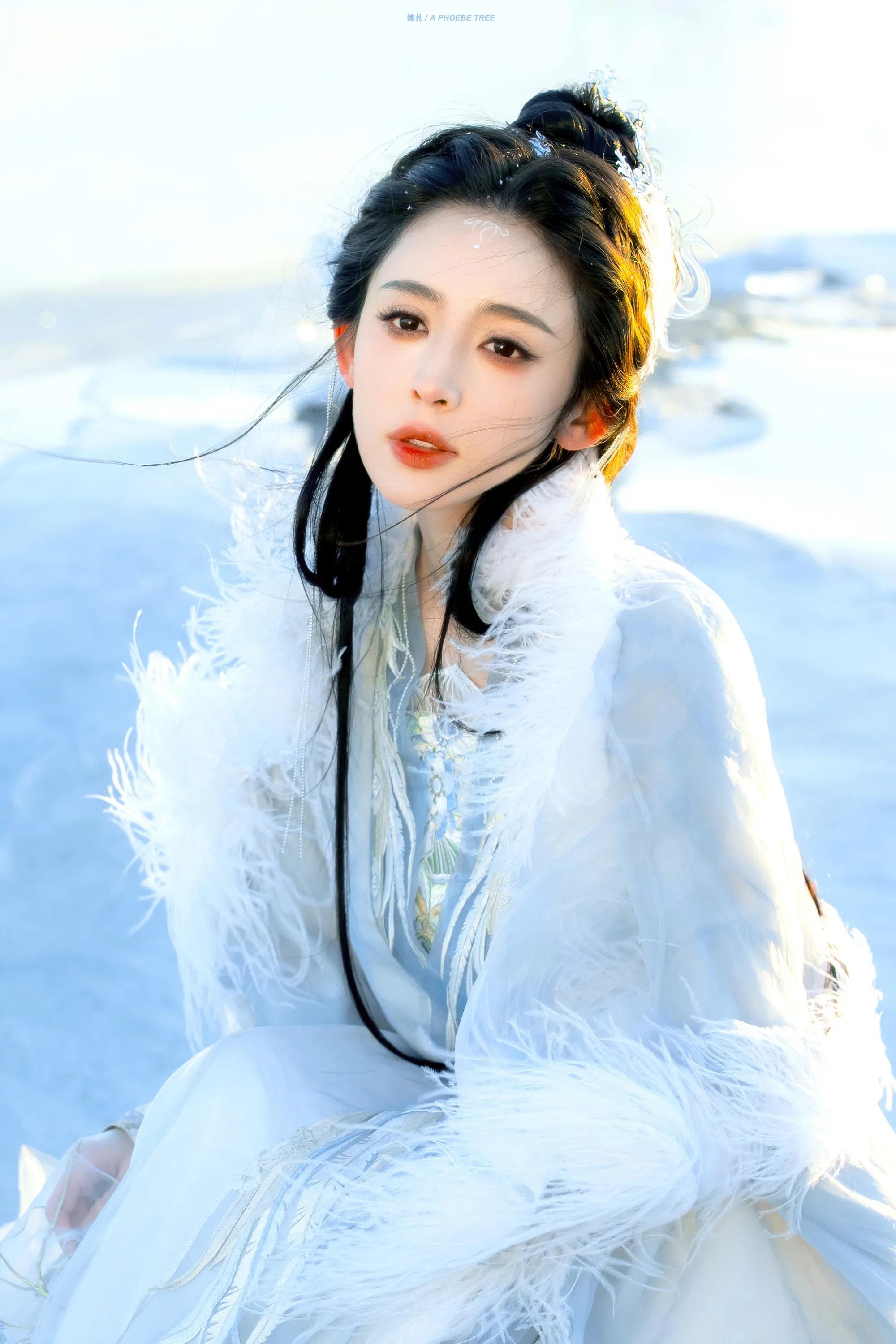 Guli Nazha's new ancient style portrait is amazing, it must be a fairy ...